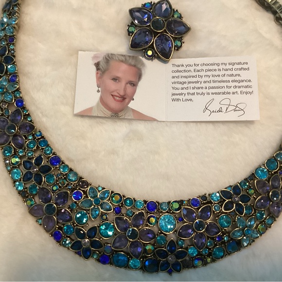 Heidi Daus | Jewelry | Heidi Daus Fantasy In Floral Choker Necklace ...